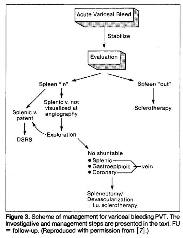 Splenectomy and gastric devascularization in patient with chronic ...