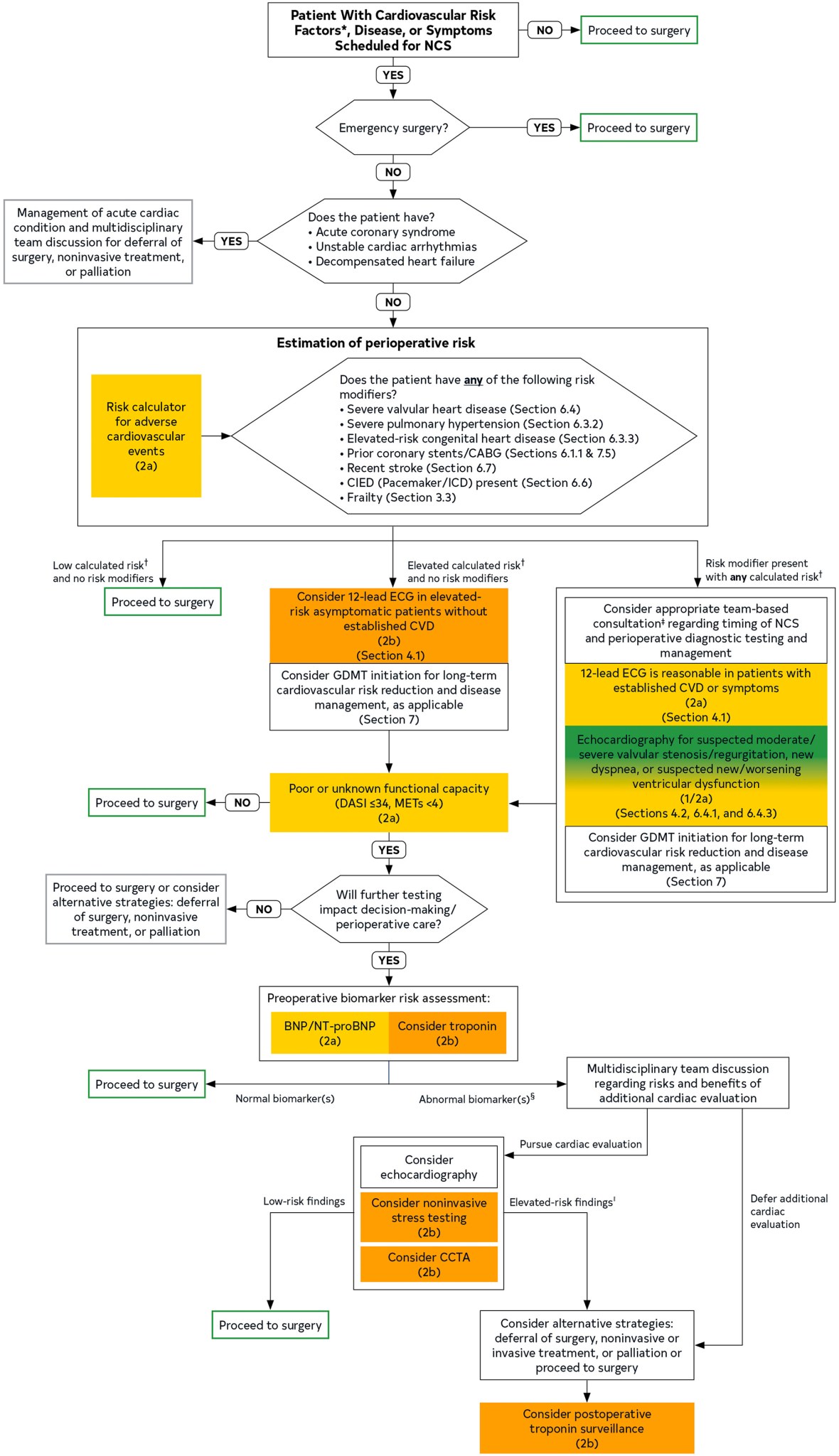 Guideline for Perioperative Cardiovascular Management for Noncardiac ...